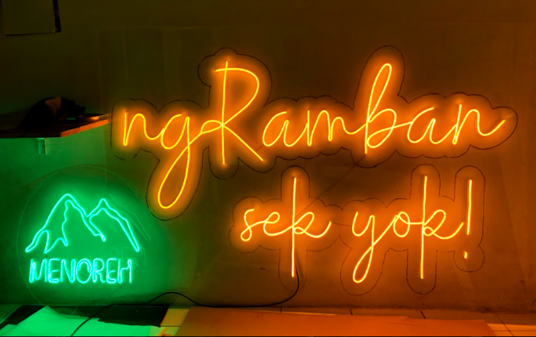 Neon Flex - Huruf TImbul NeonBox Neonflex Papan Nama Jogja